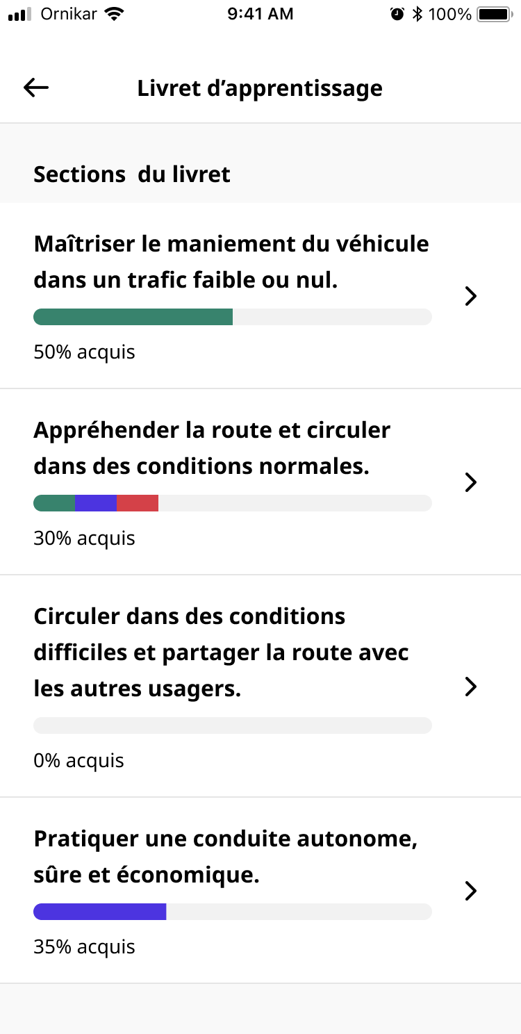 Comprendre la fiche élève de l'application Ornikar Enseignants
