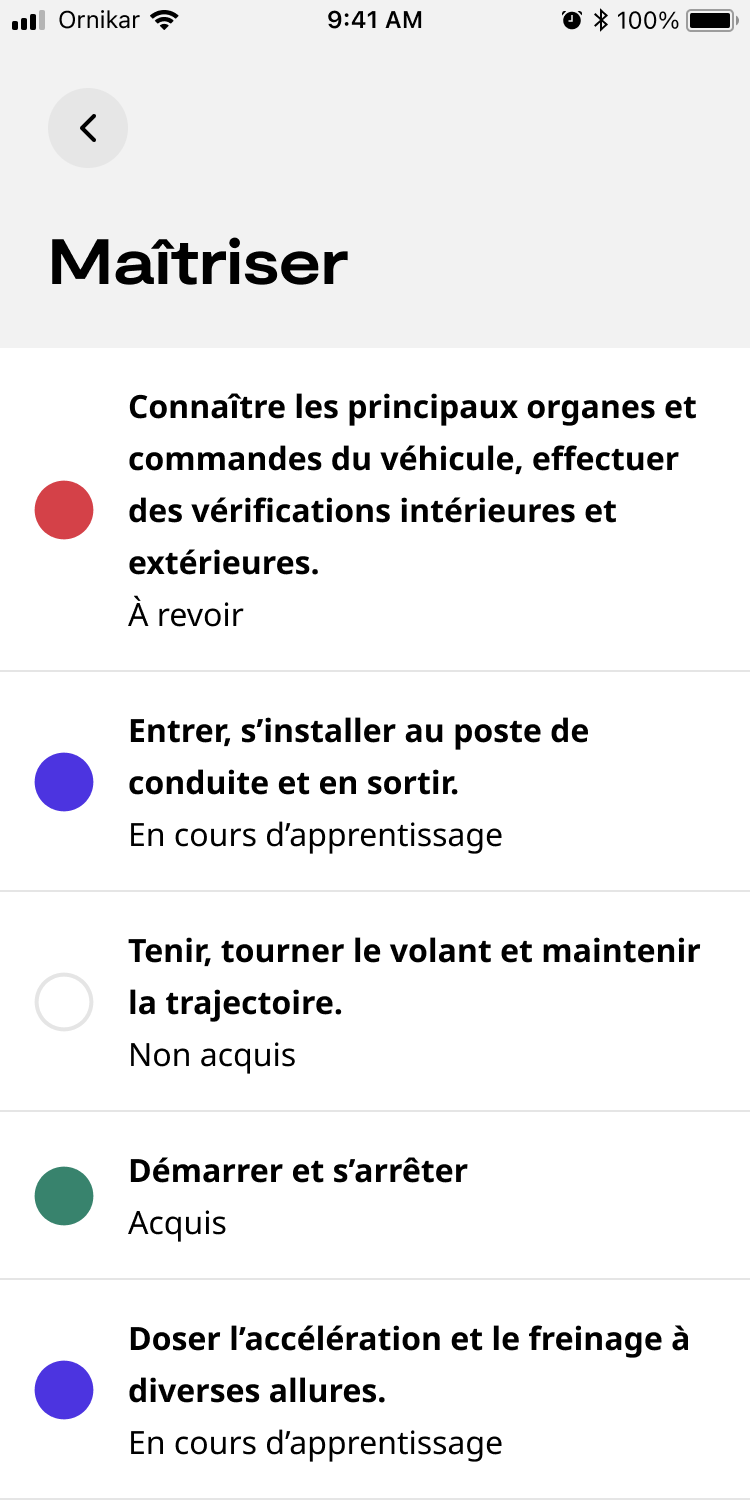 Comprendre la fiche élève de l'application Ornikar Enseignants